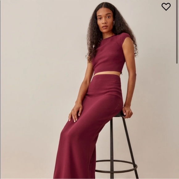 Reformation | Dresses | Reformation Scout Two Piece Skirt Set In ...